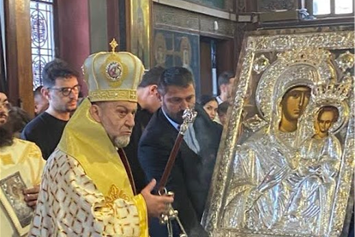 Εορταστικές εκδηλώσεις προς τιμήν της Παναγίας της Οδηγήτριας, στον Ι ...